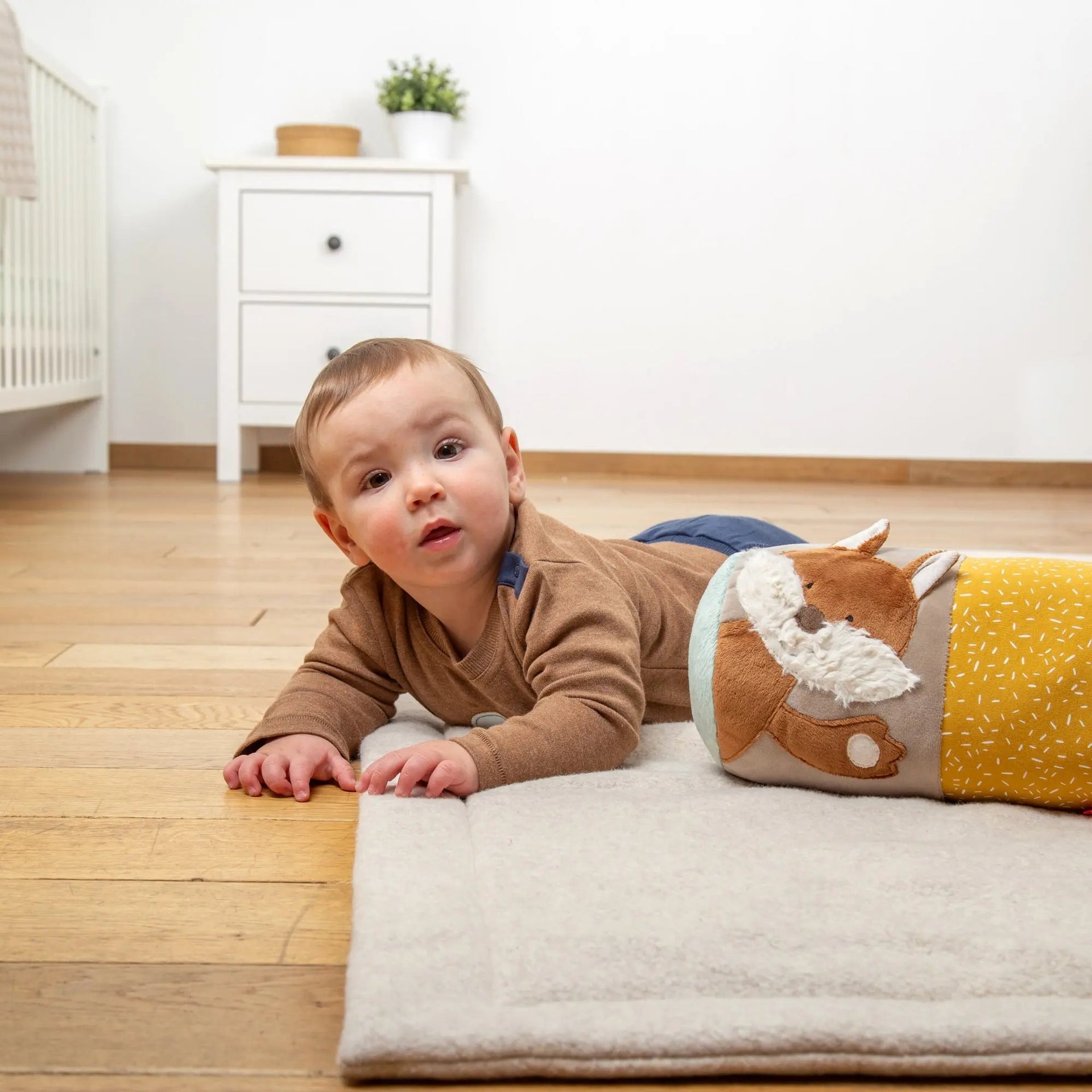 Fox Activity Roll with Rattle – sigikid