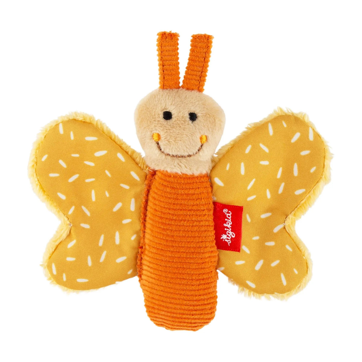 Butterfly Grasp Toy (yellow) – sigikid